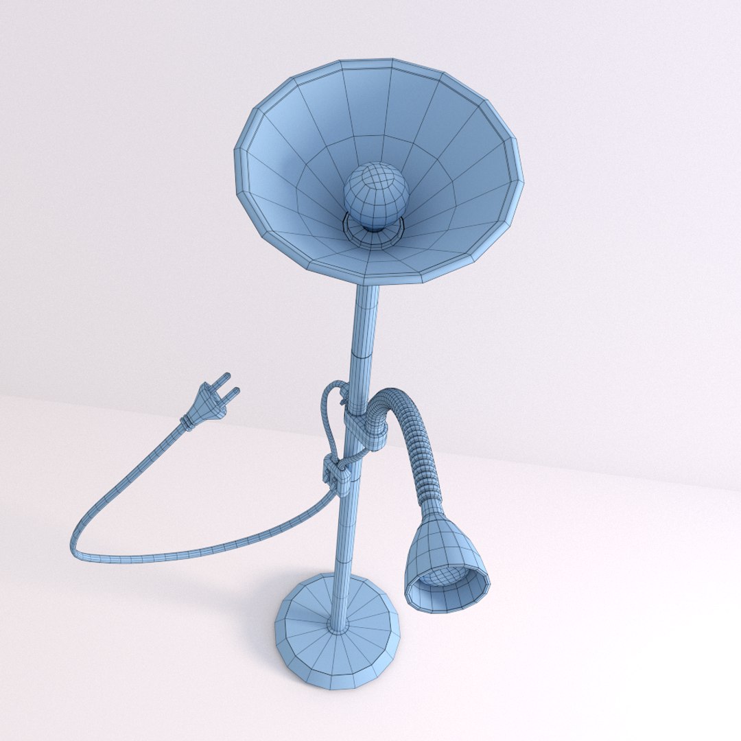 3d Model Standing Room Lamp Interior
