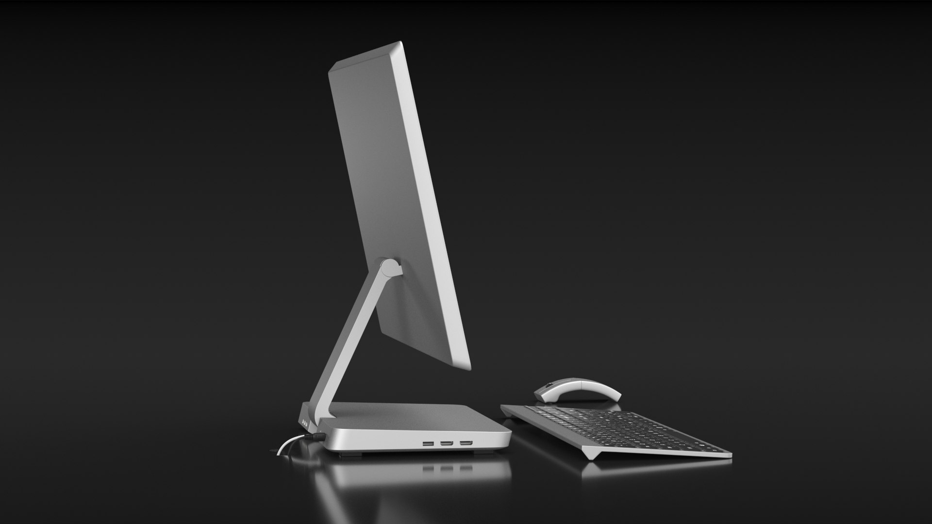 3D Model Realistic Office Computer - TurboSquid 1485964