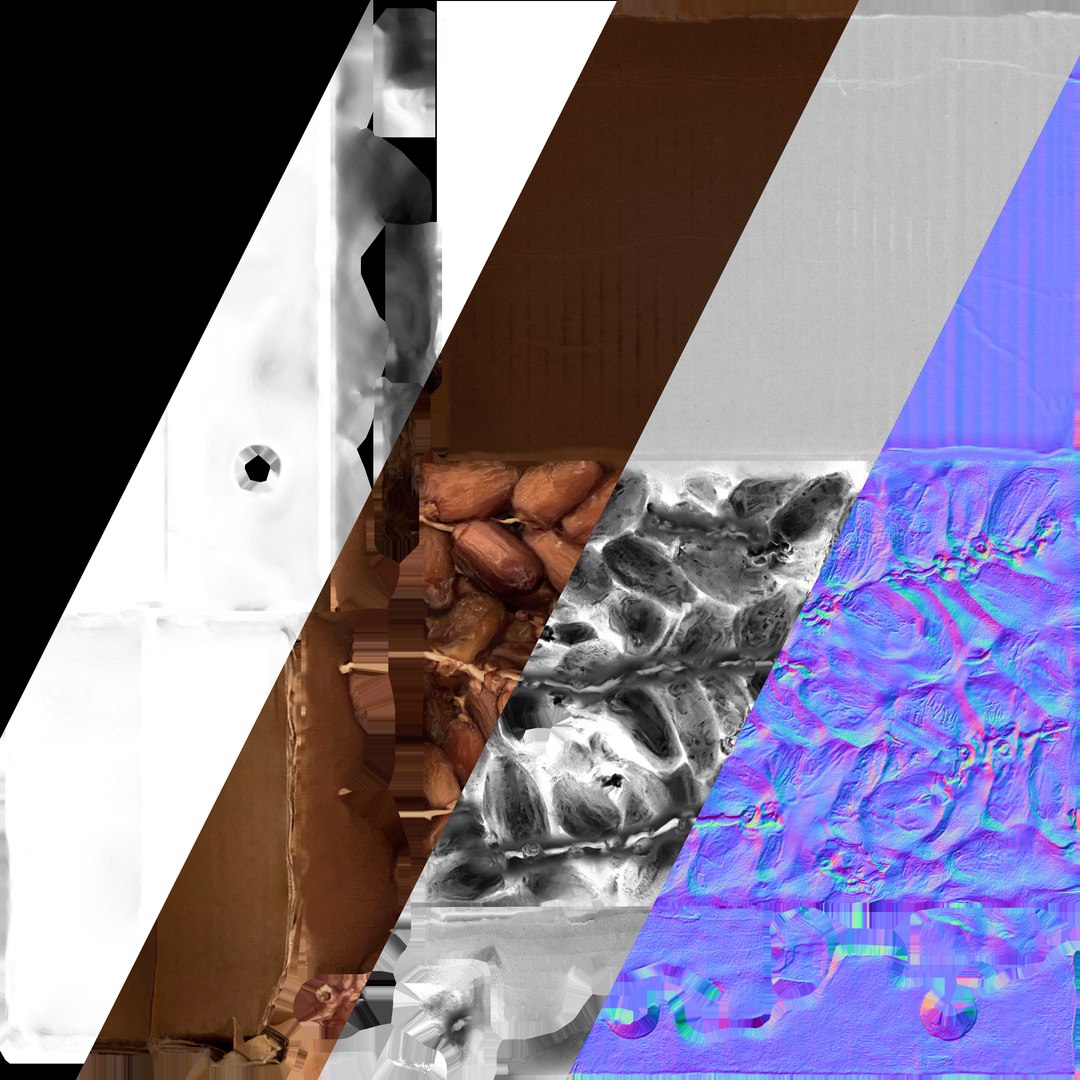 3D Dates Box Dried Fruits - TurboSquid 2208871