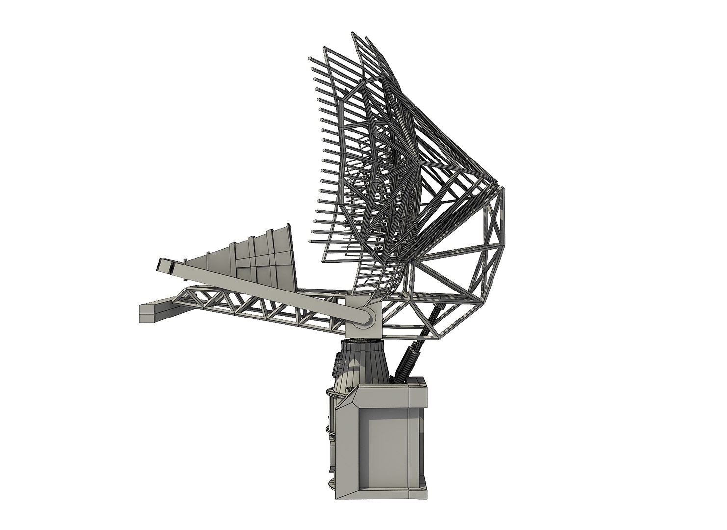 3D Sps-49 Air Search Radar - TurboSquid 1359260