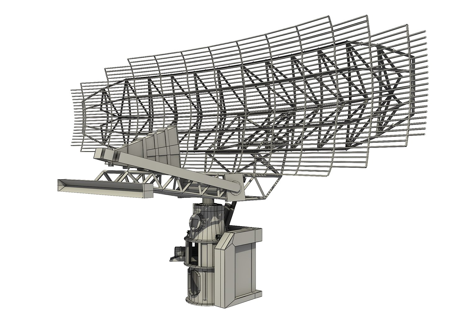 3D Sps-49 Air Search Radar - TurboSquid 1359260