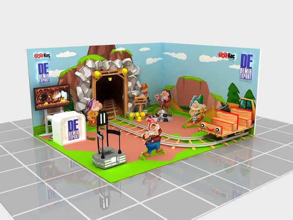 Child Mine Stand 13 Modelo 3D - TurboSquid 1549576