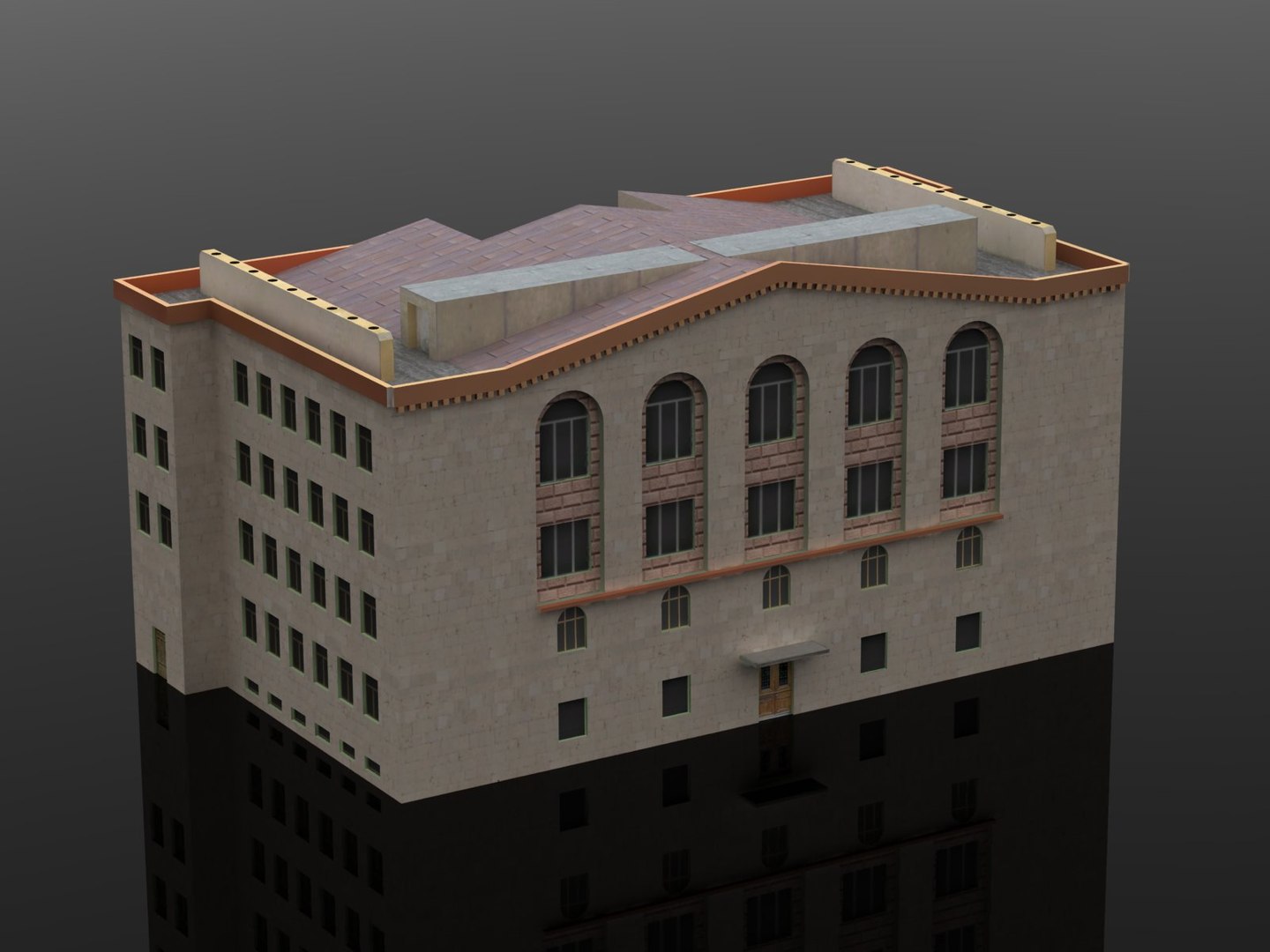 3D Model Armenian Educational Buildings - TurboSquid 2199271