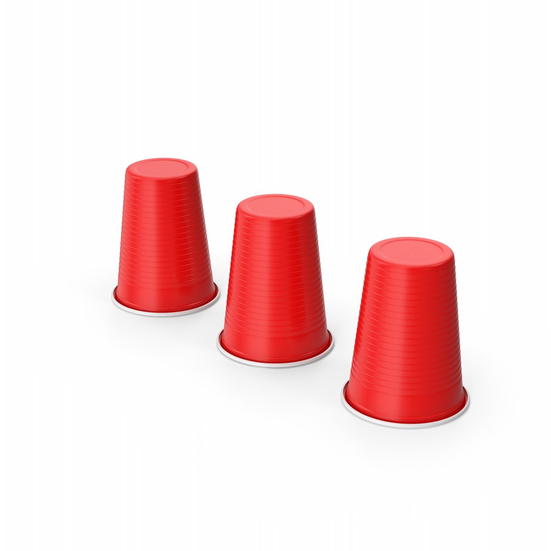 Ball Guessing Cup Game 3D Model - TurboSquid 2221775