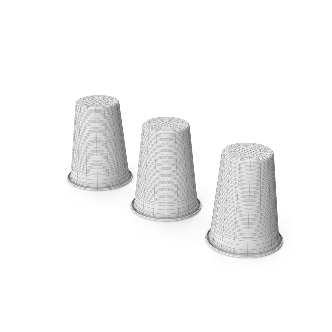 Ball Guessing Cup Game 3D Model - TurboSquid 2221775