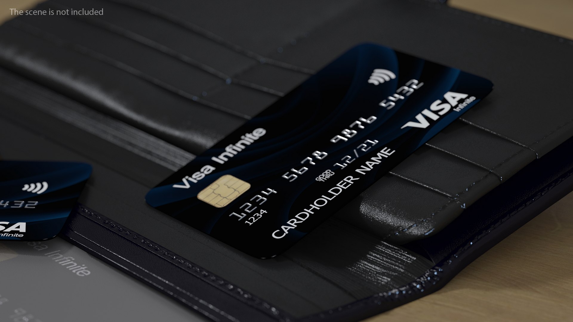 Visa Infinite Credit Card Model - TurboSquid 2046423