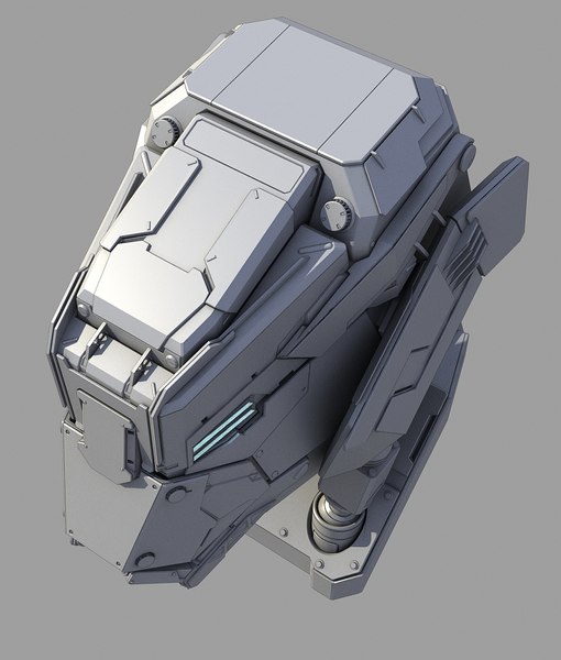 robot head 3d model