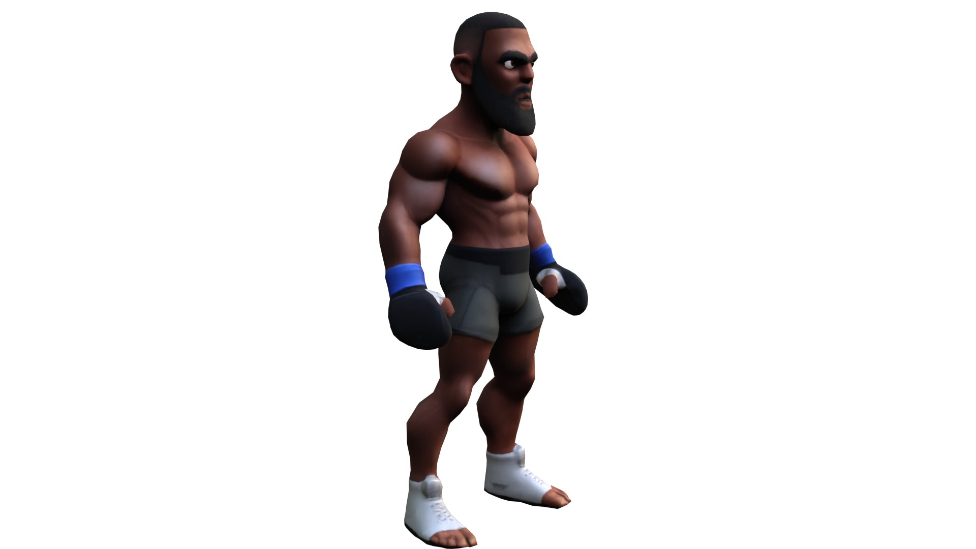 3D Fighter Character Boxer MMA - 3D Model - TurboSquid 2403775