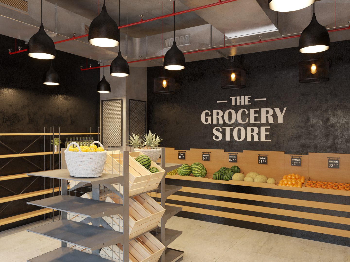 Market Grocery Store 3D - TurboSquid 1994381