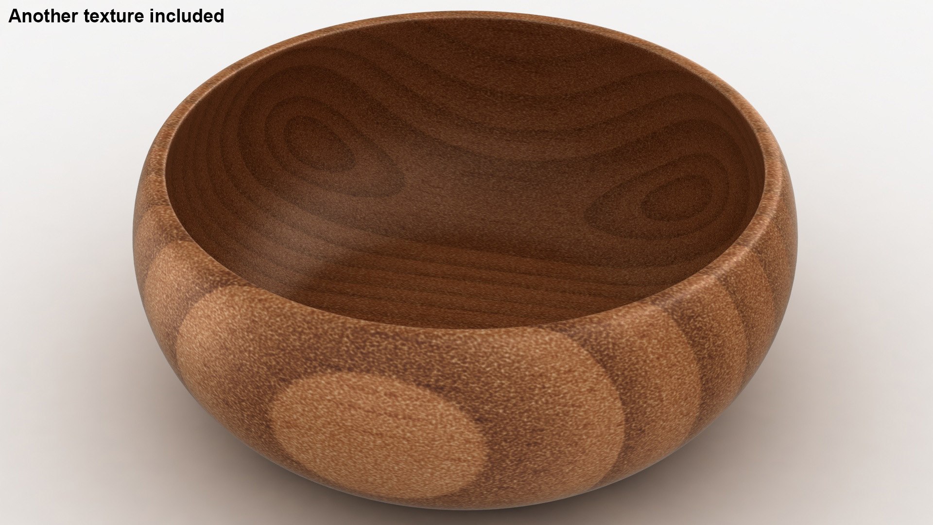3D Realistic Wooden Bowl 02 Model - TurboSquid 1591675