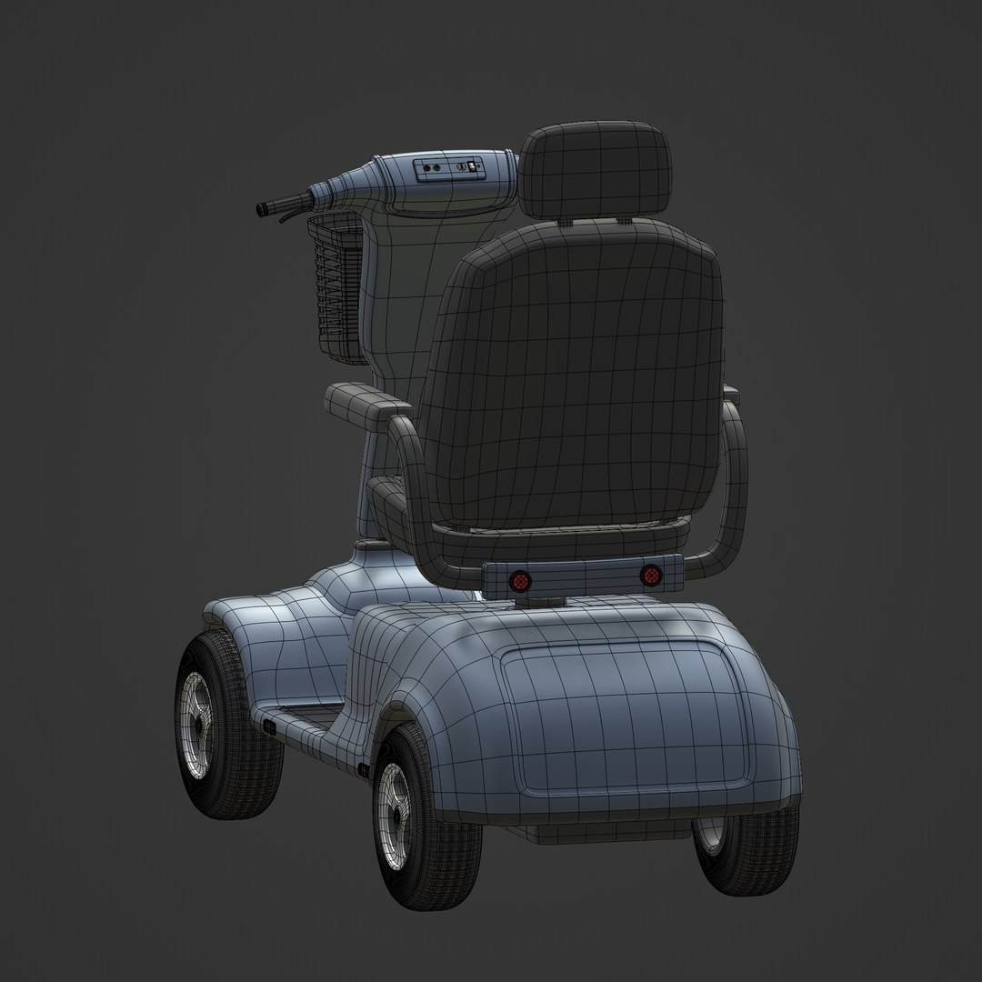 Mobility Scooter 3D Model - TurboSquid 1186886