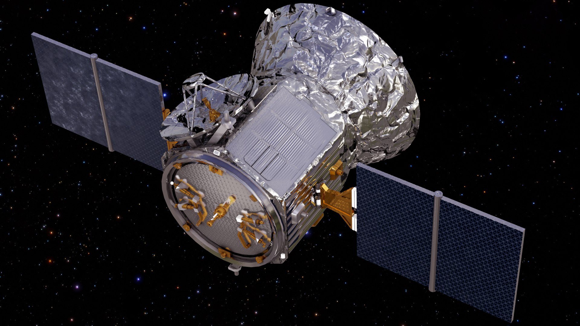 Transiting Exoplanet Survey Satellite 3D Model - TurboSquid 1505338