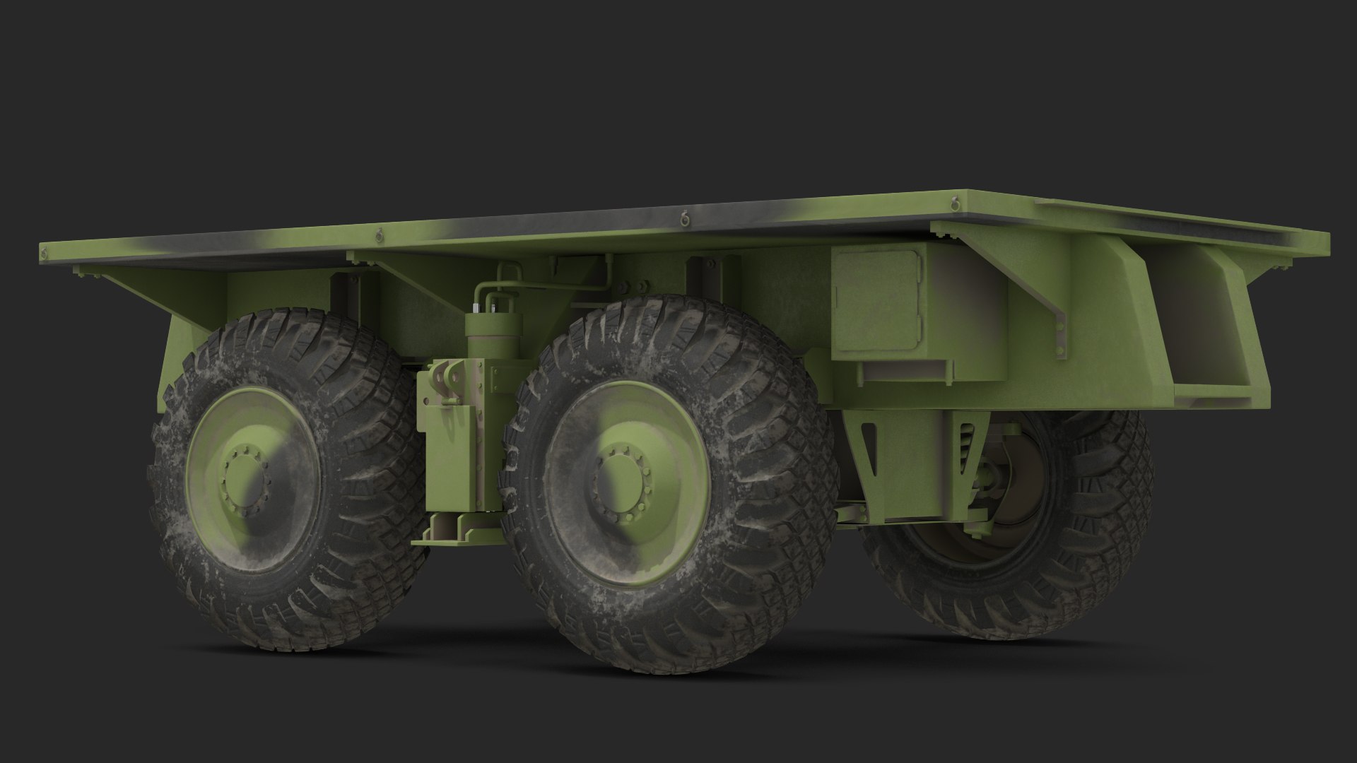 3D Axle Platform Camo 4 - TurboSquid 1524352