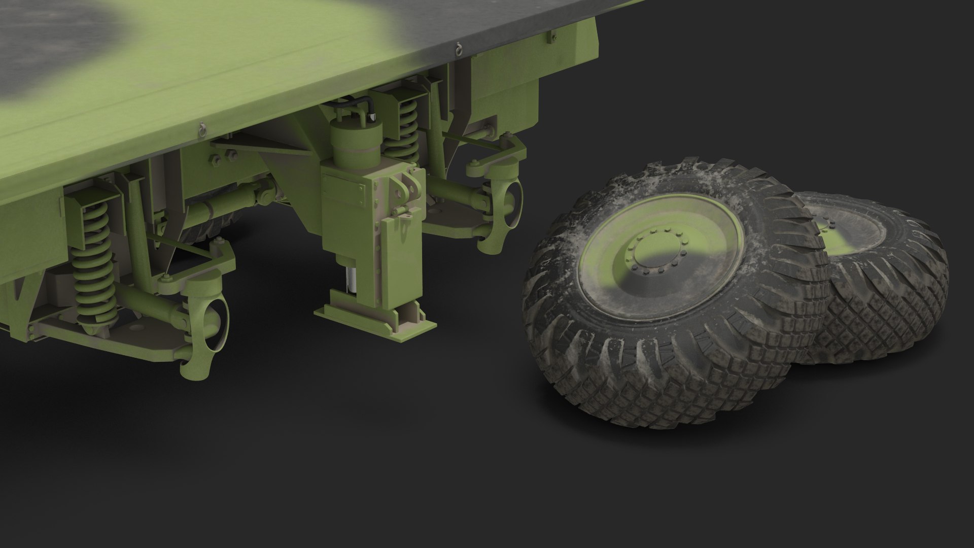 3D Axle Platform Camo 4 - TurboSquid 1524352