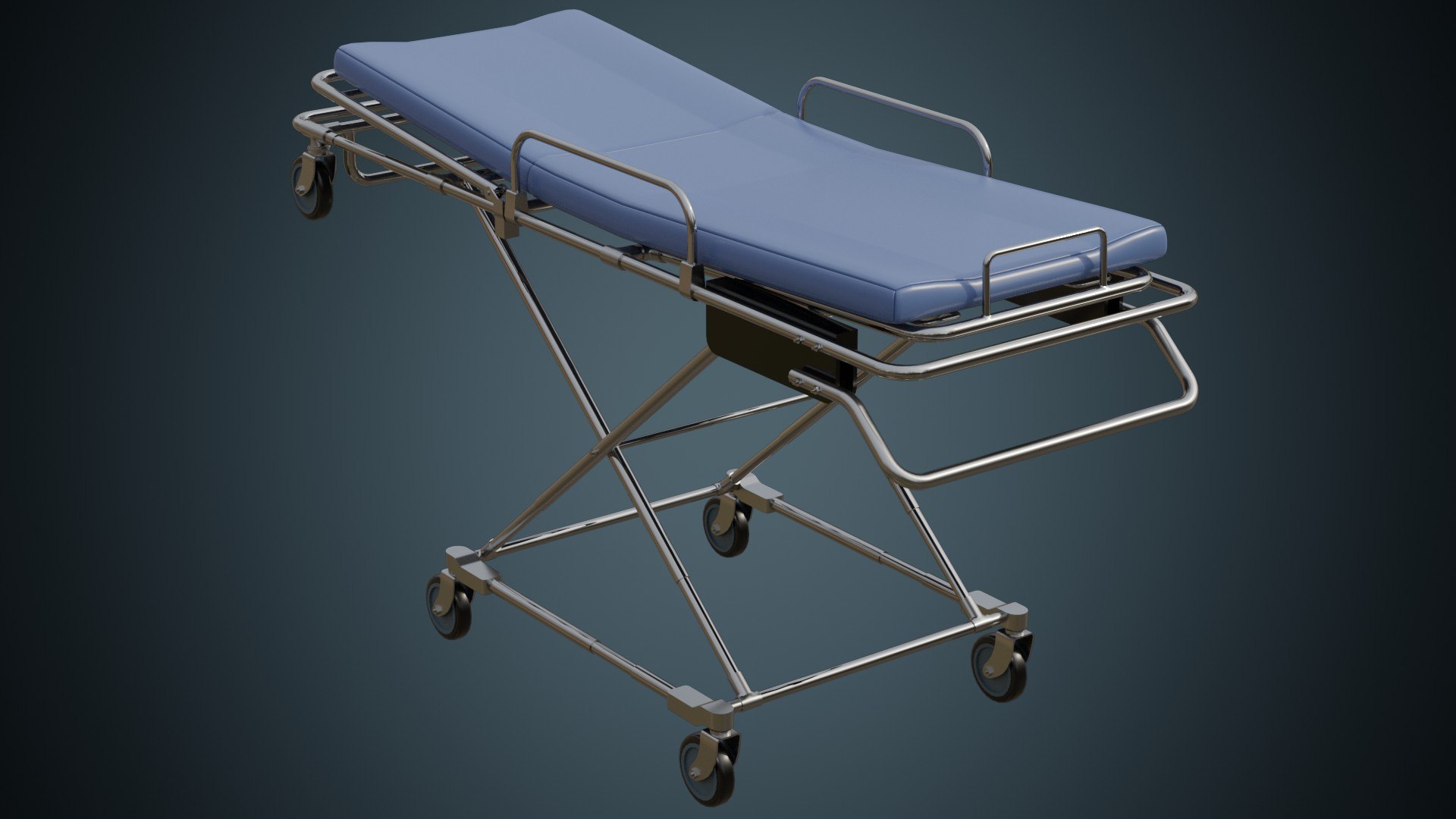 3D Rolling Stretcher 1 Basic - TurboSquid 2108227