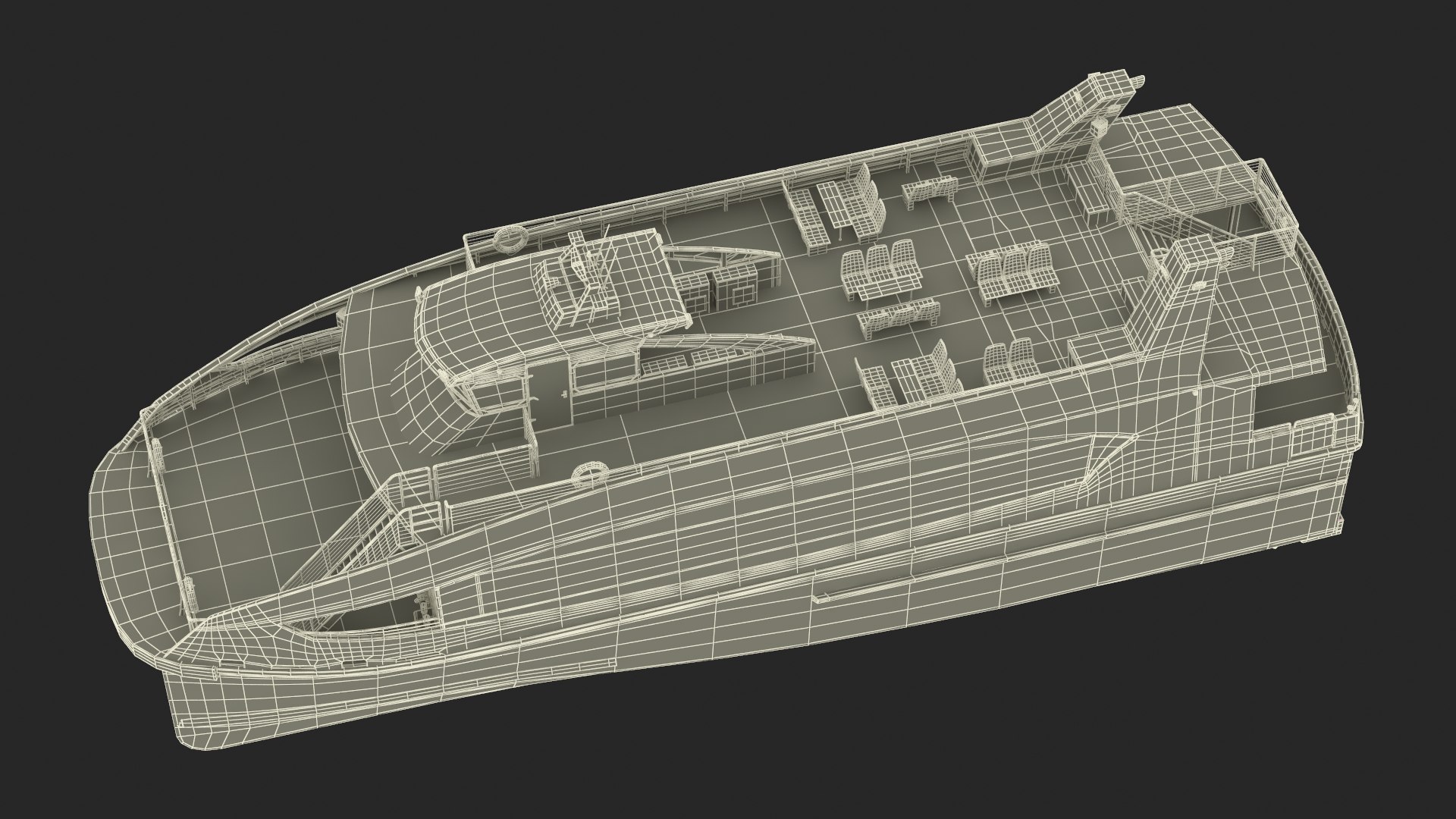 3D NYC Passenger Ferry Boat Model - TurboSquid 2260917