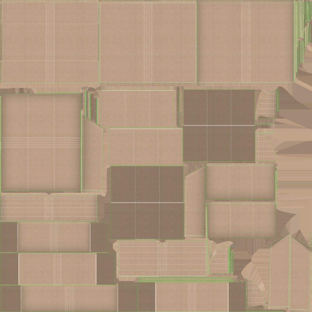 3D Cardboard Box 8 with Pbr 4K 8K - TurboSquid 1719986