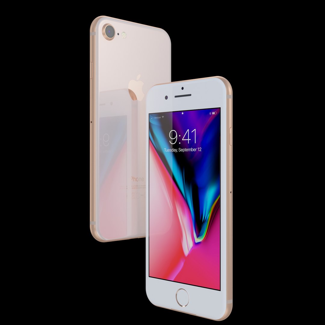 Apple Iphone 8 3D Model - TurboSquid 1203308