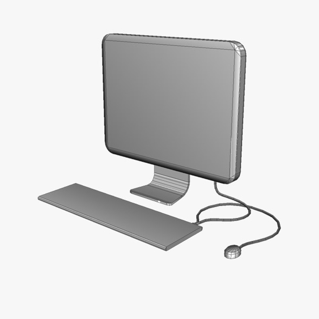 3d Model Modern Computer
