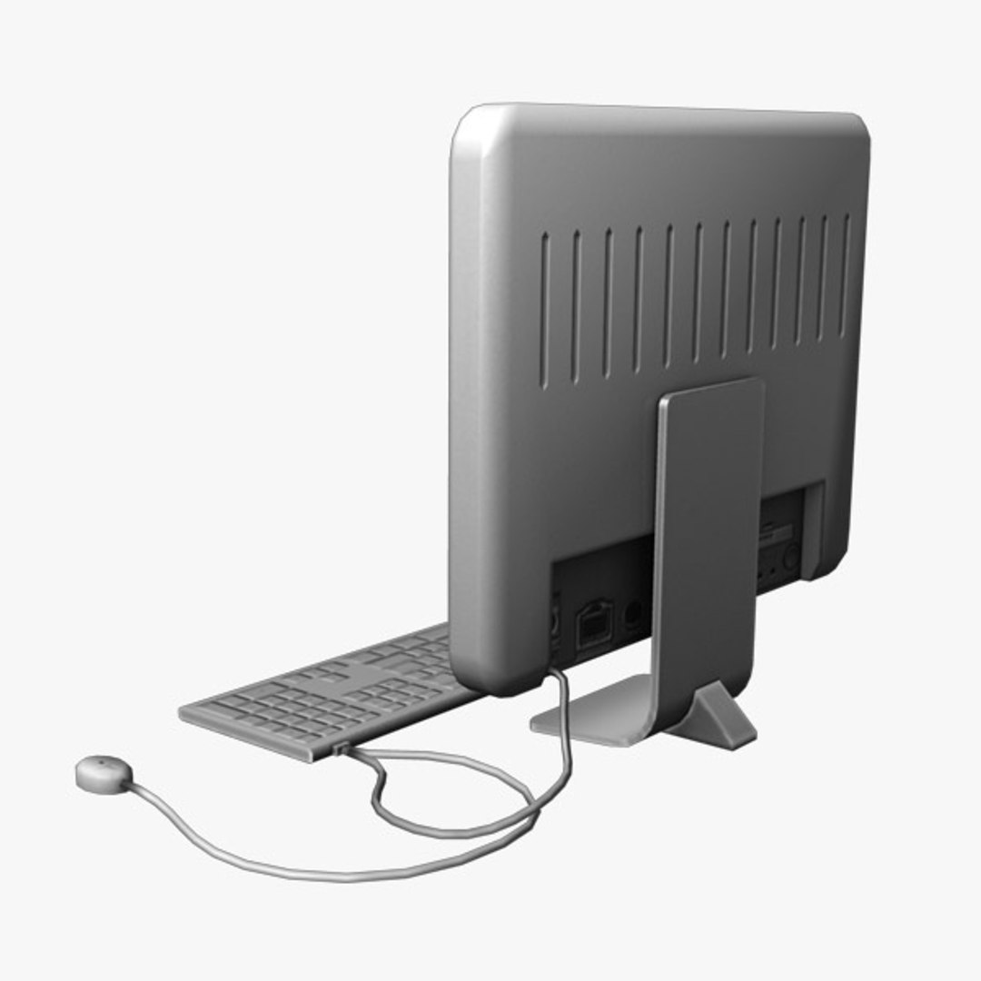 3d Model Modern Computer