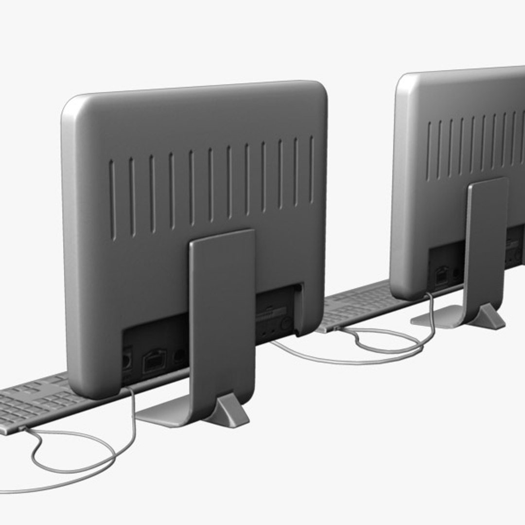 3d Model Modern Computer