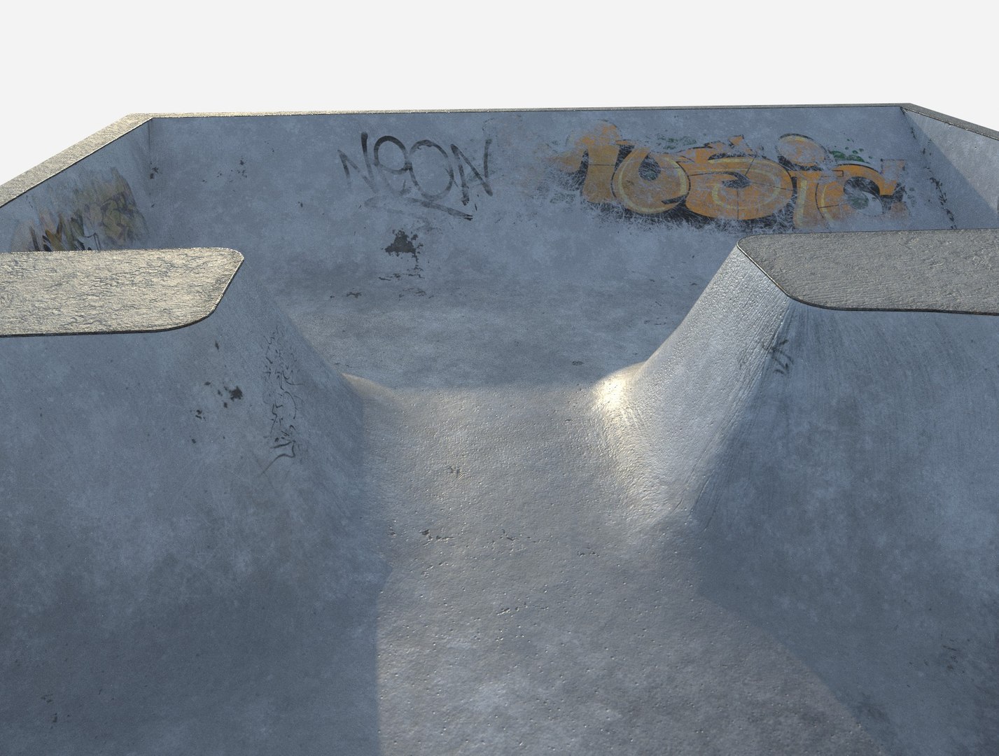 3d Model Skate Park Pool