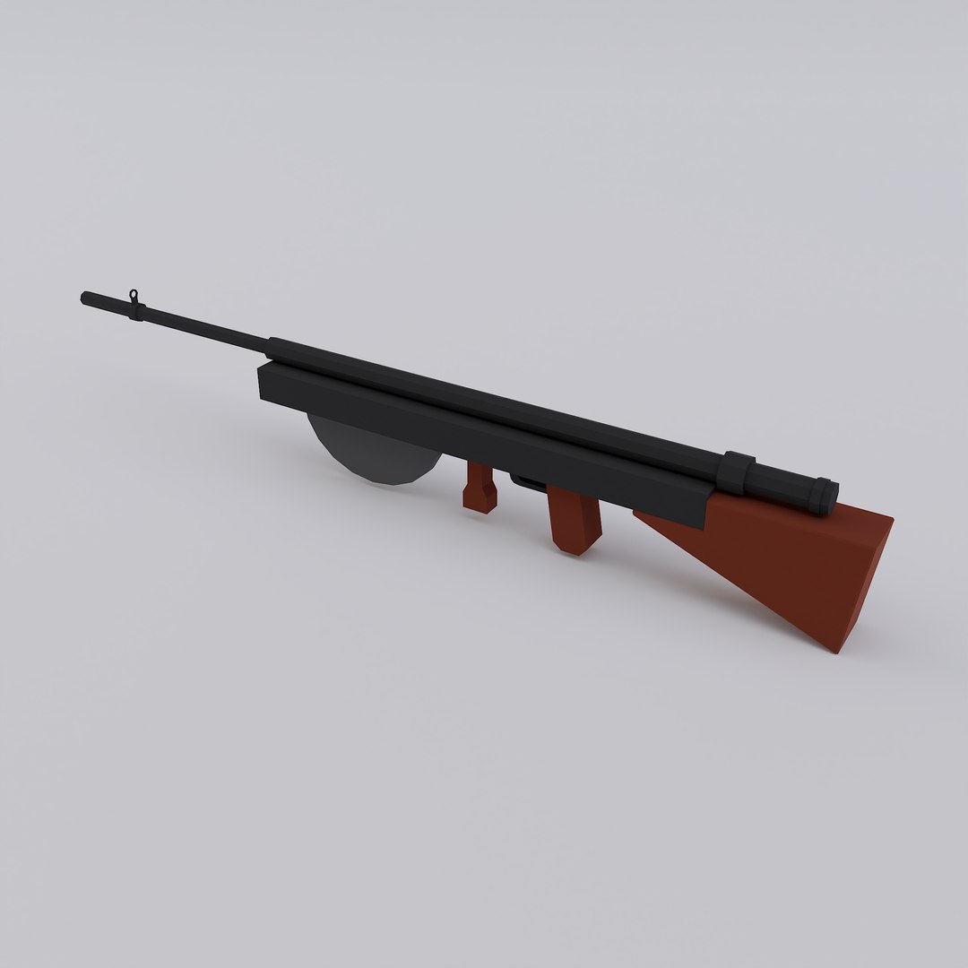 3D CHAUCHAT Light Machine Gun - TurboSquid 1992568
