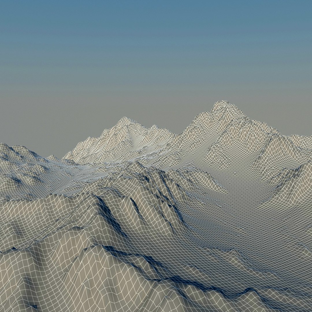 Mountain Terrain 3d Max