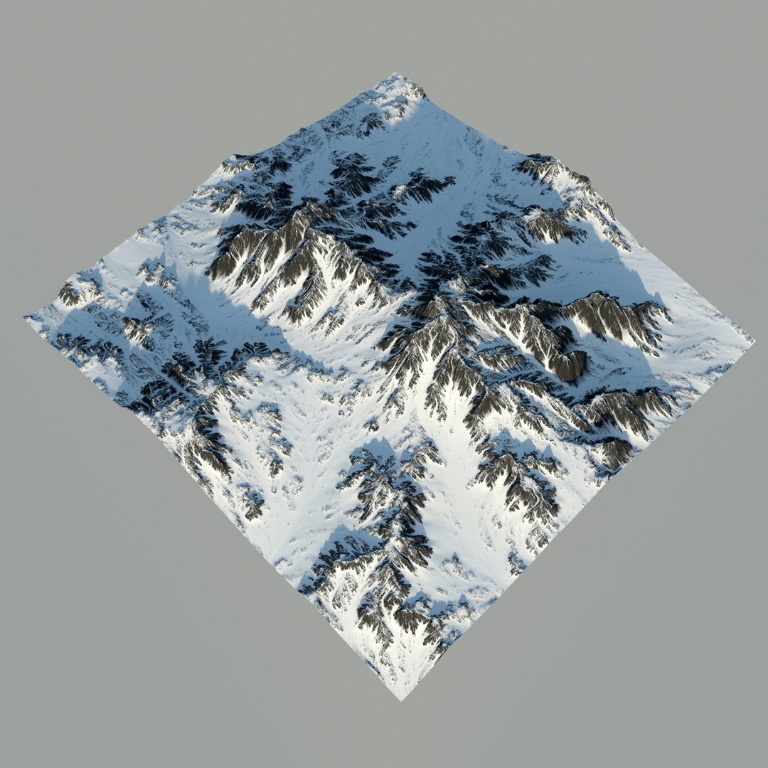 Mountain Terrain 3d Max