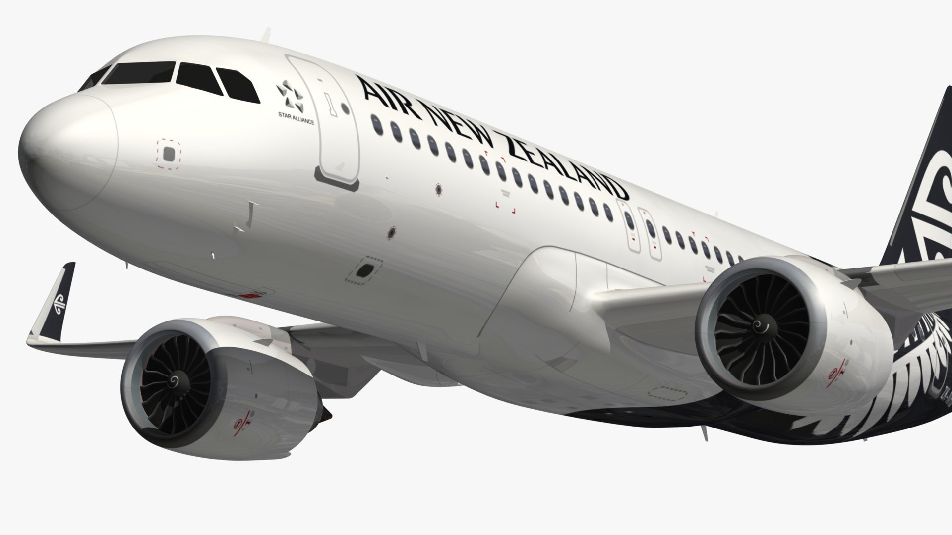 Airbus A320 Neo Air New 3D Model - TurboSquid 1421890