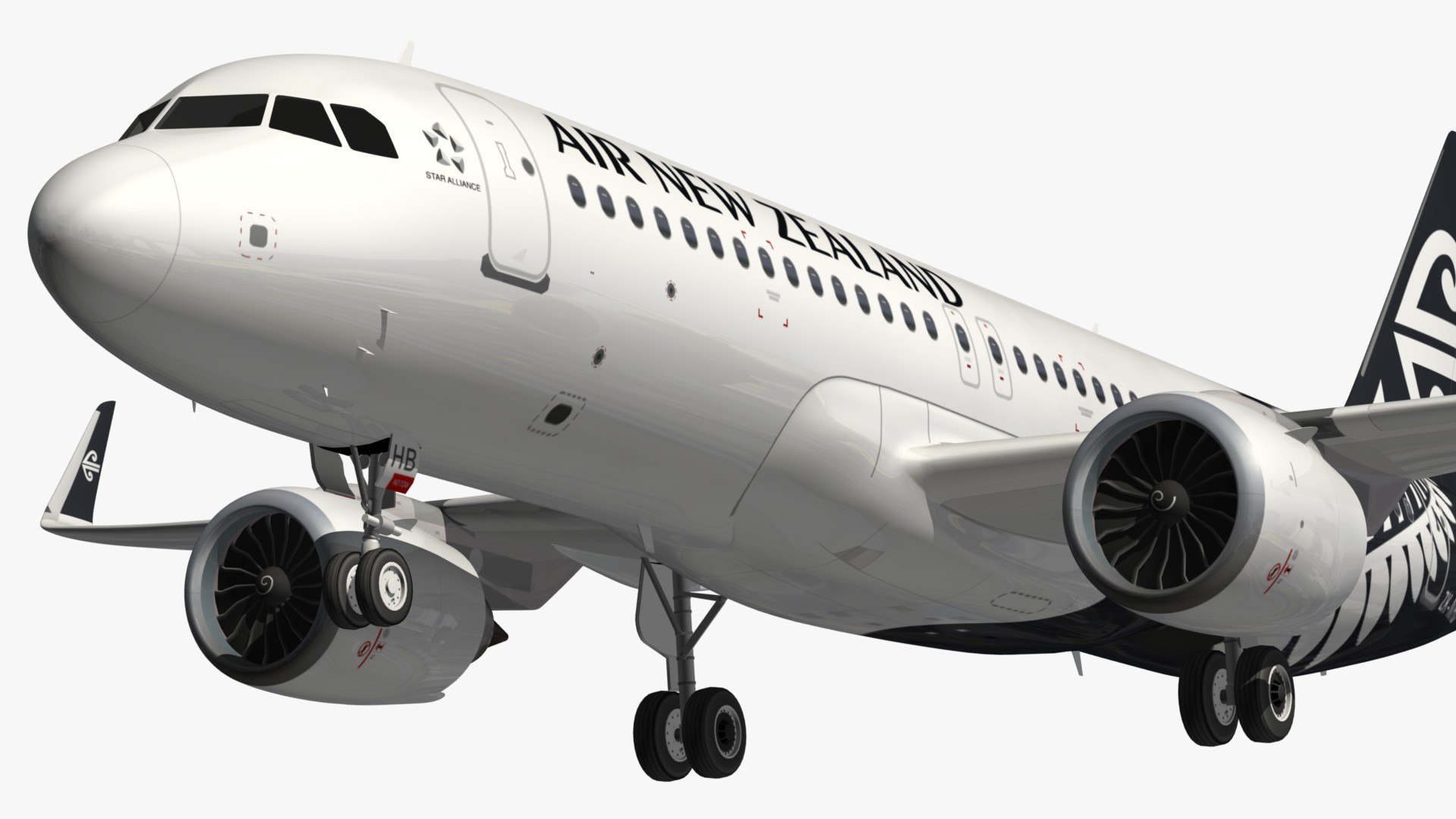 Airbus A320 Neo Air New 3D Model - TurboSquid 1421890