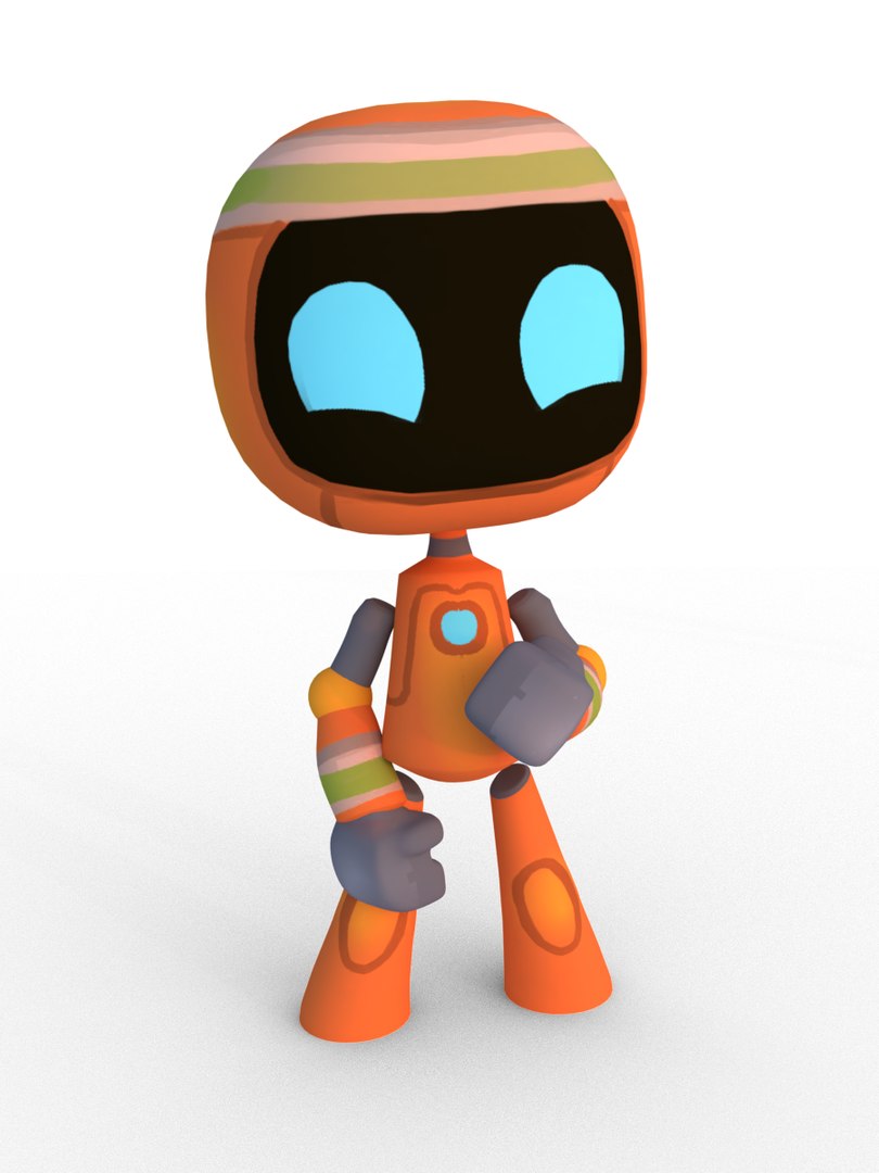 3D Cute Robot Robin Model - TurboSquid 1290501