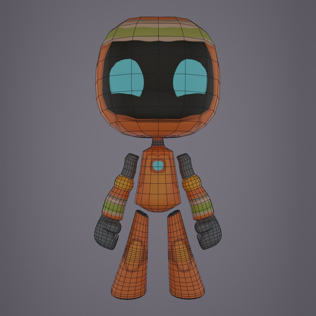 3D Cute Robot Robin Model - TurboSquid 1290501
