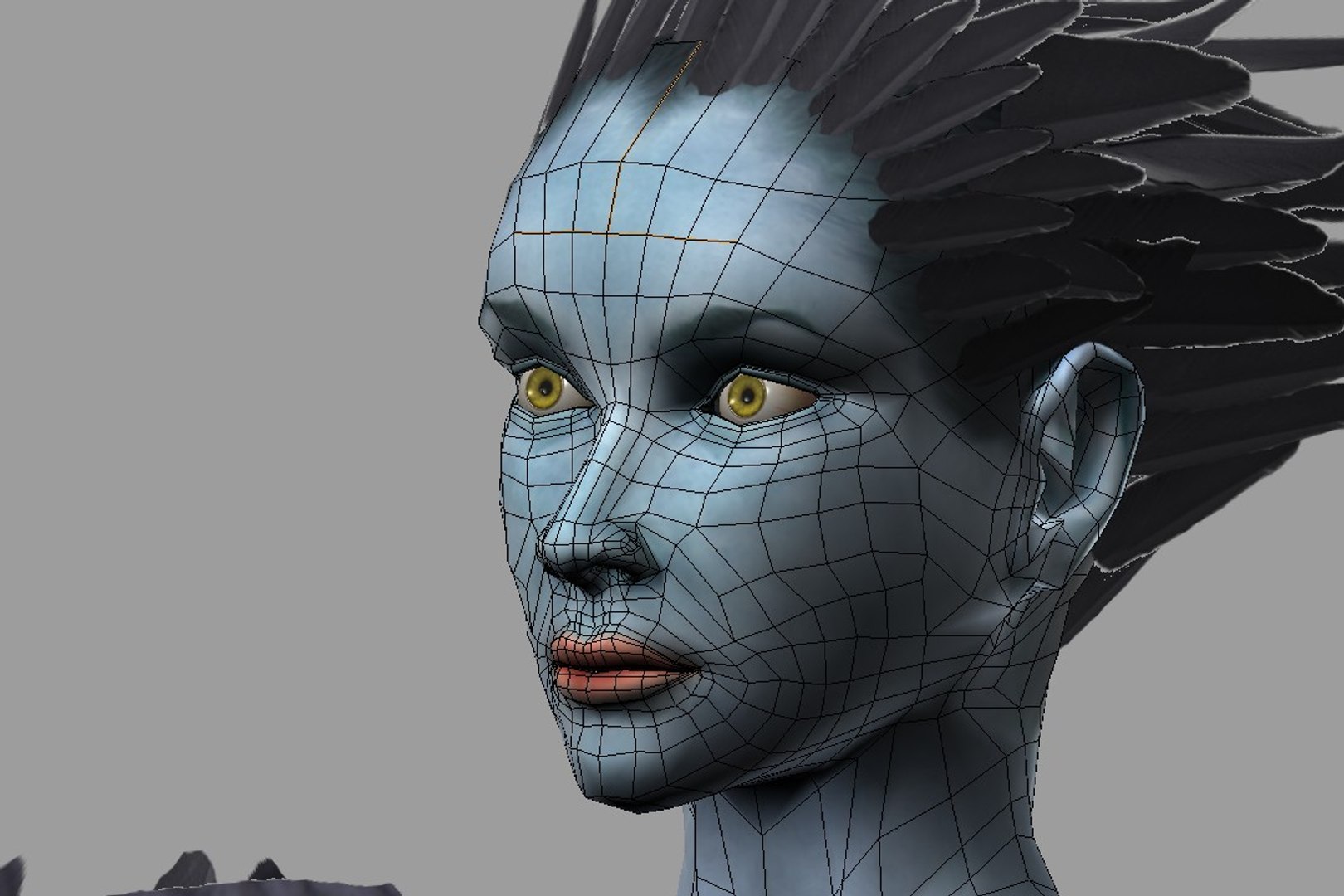 3d Harpy Beauty Wings