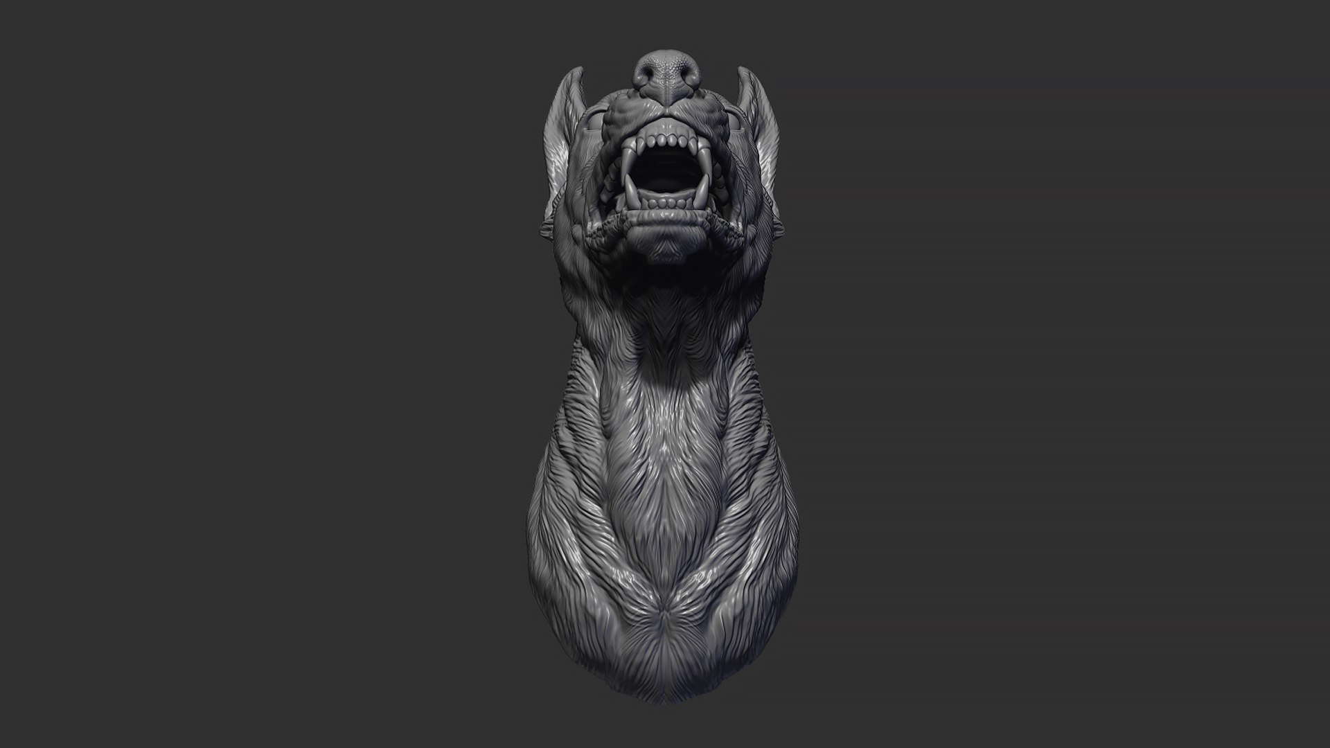 Doberman Head Grin Model - TurboSquid 2040433