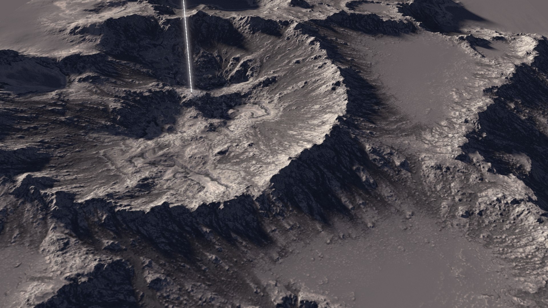 Crater 3D model - TurboSquid 1995032