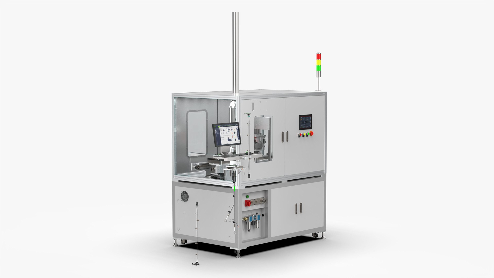 Automatic Hot Melt Crimping Machine 3D Model - TurboSquid 2241474