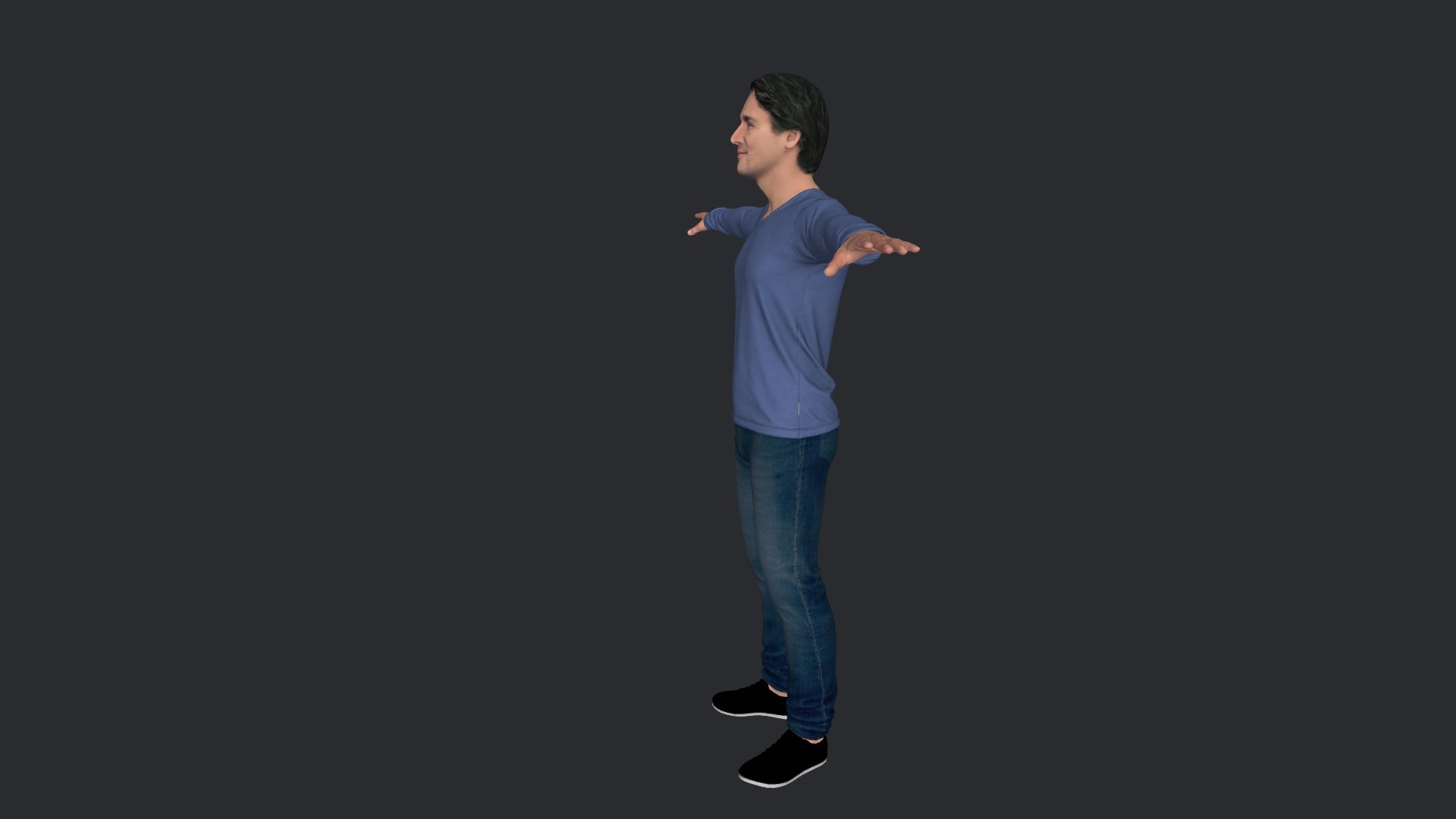 3D Justin Trudeau Hyper Realistic Full Body Fully Rigged Character ...
