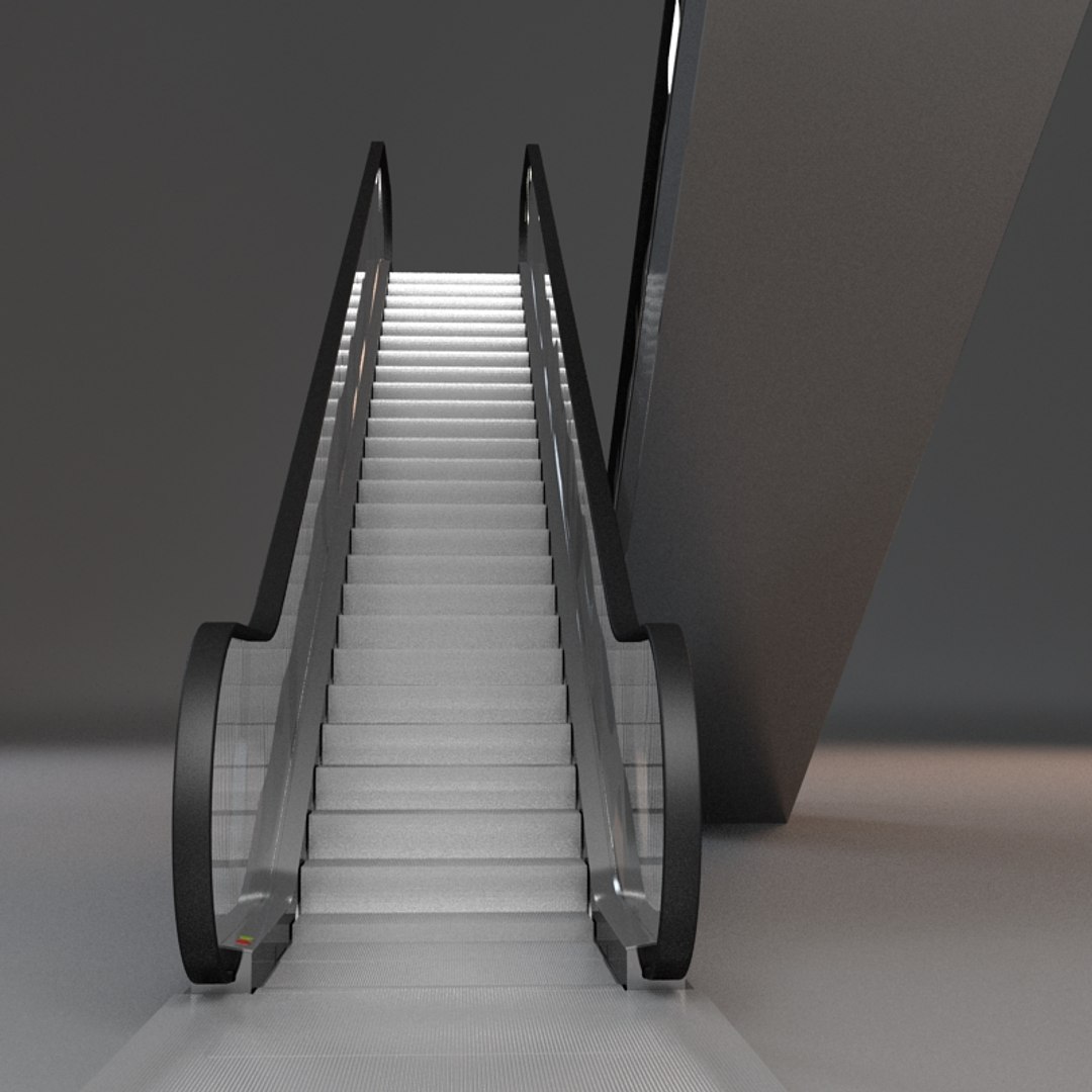 Escalator Stair 3d Model
