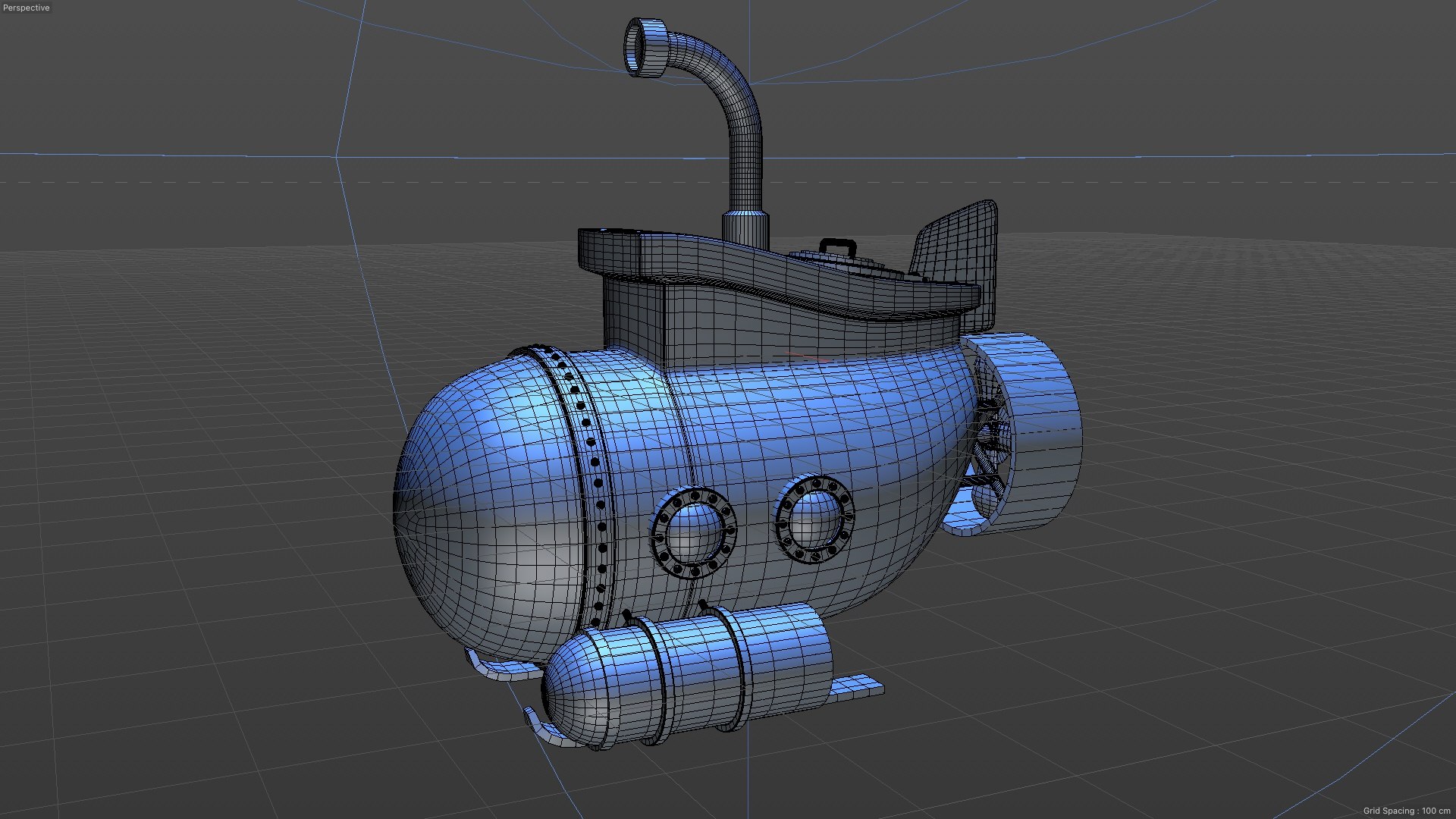 3D Model Submarine Vessel - TurboSquid 1681466