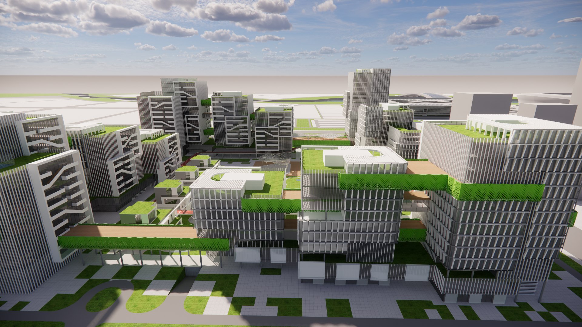 Modern City Block -A8 3D Model - TurboSquid 2379749
