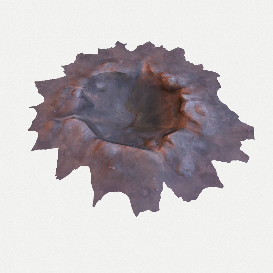 3d Cartoon Ground Pit