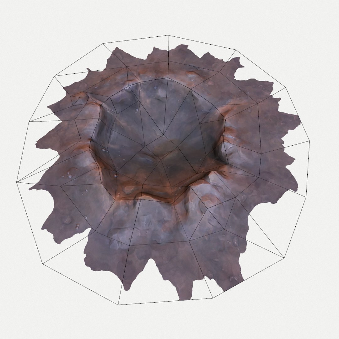 3d Cartoon Ground Pit