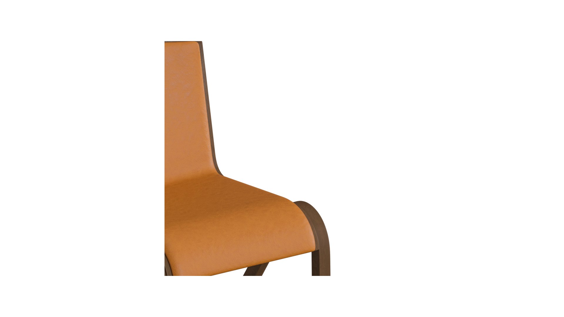 Ready Dining Chair Front Upholstered 3D model - TurboSquid 1938819