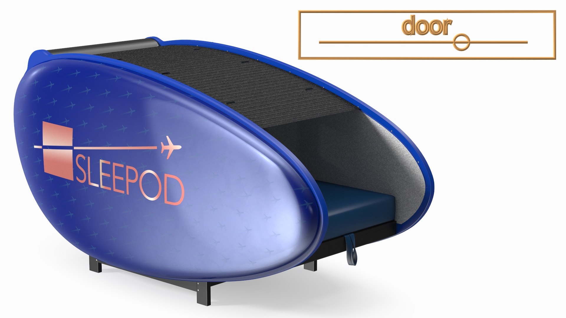 3D IGA Sleepod Rigged Model - TurboSquid 2076151