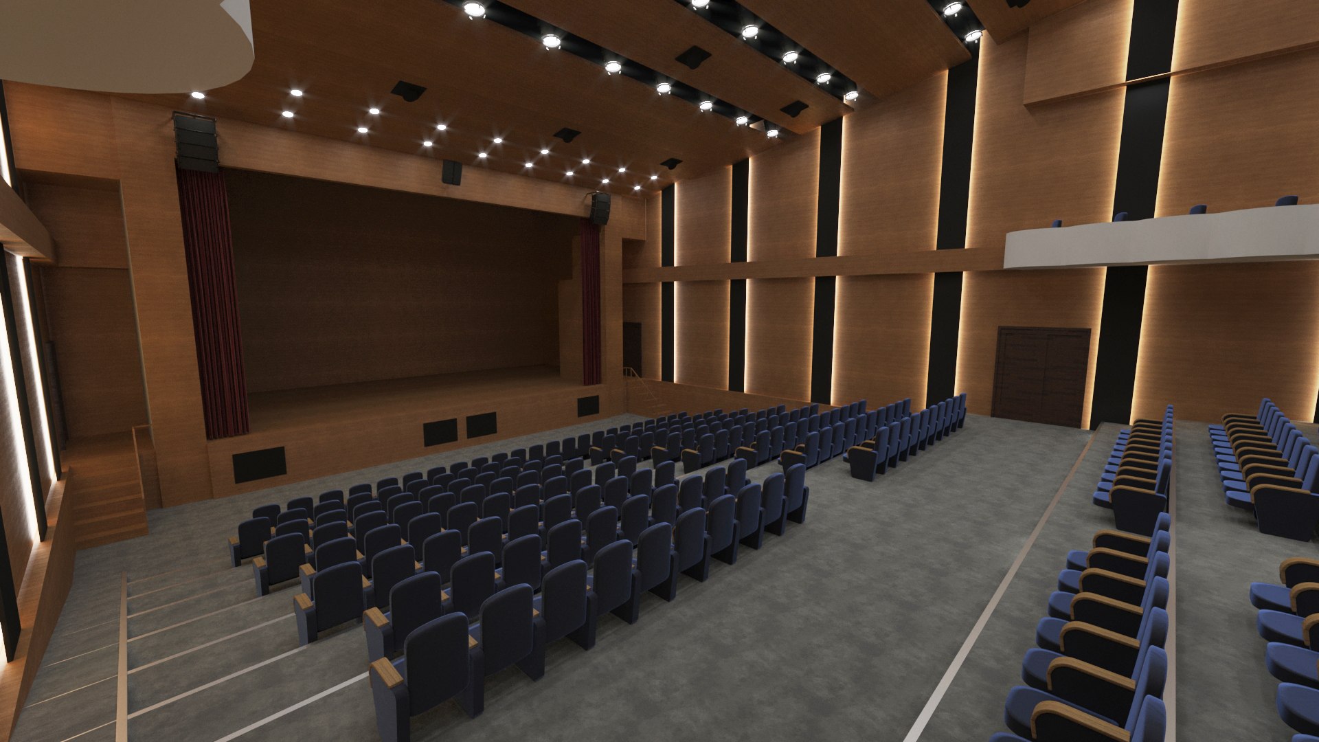 3D Convention Hall - TurboSquid 2114872