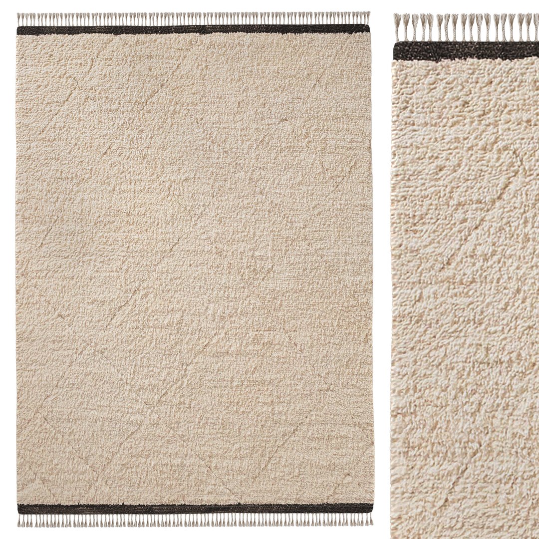 3D SAFI WOOL RUG - TurboSquid 2185333