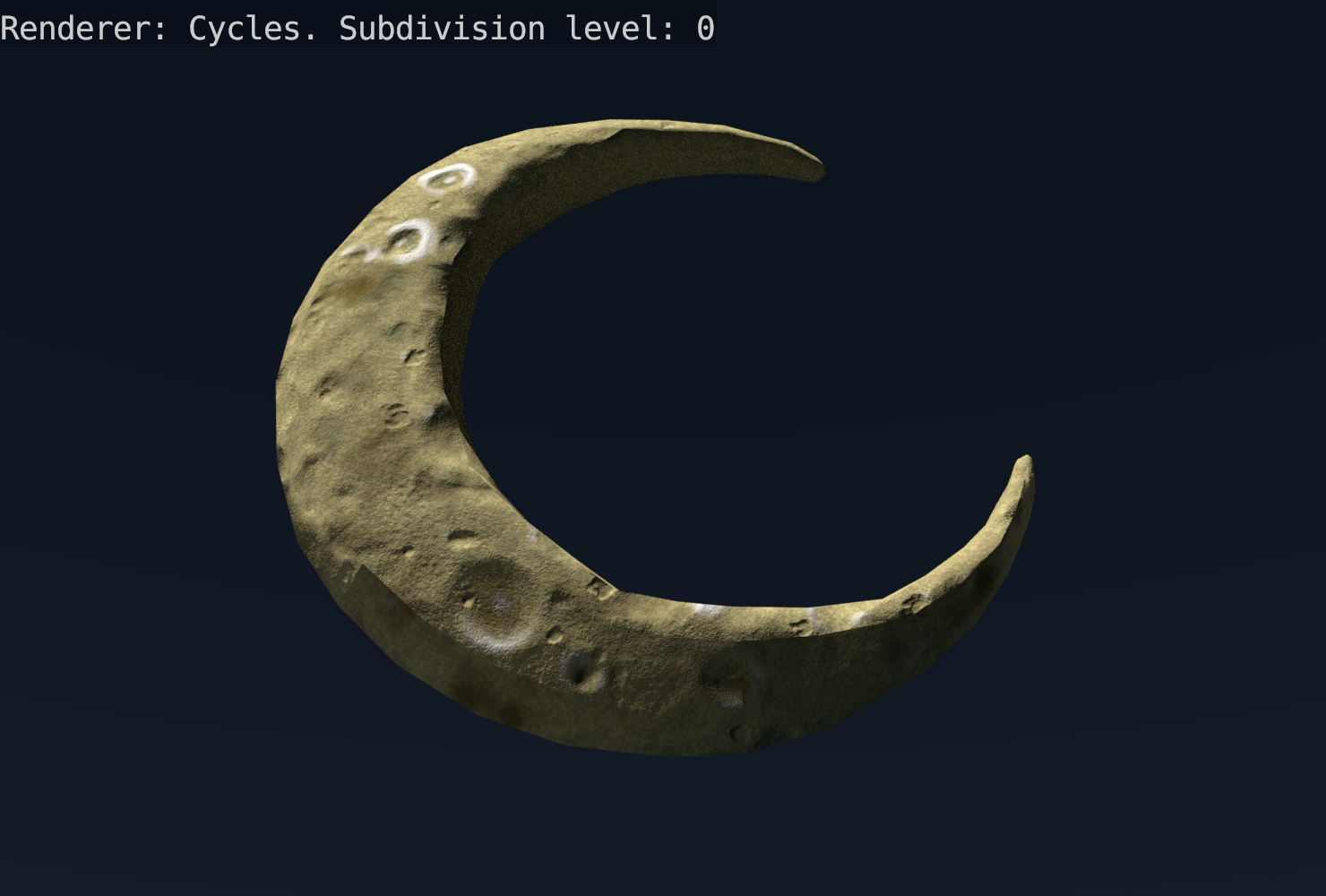 3D crescent - TurboSquid 1154665