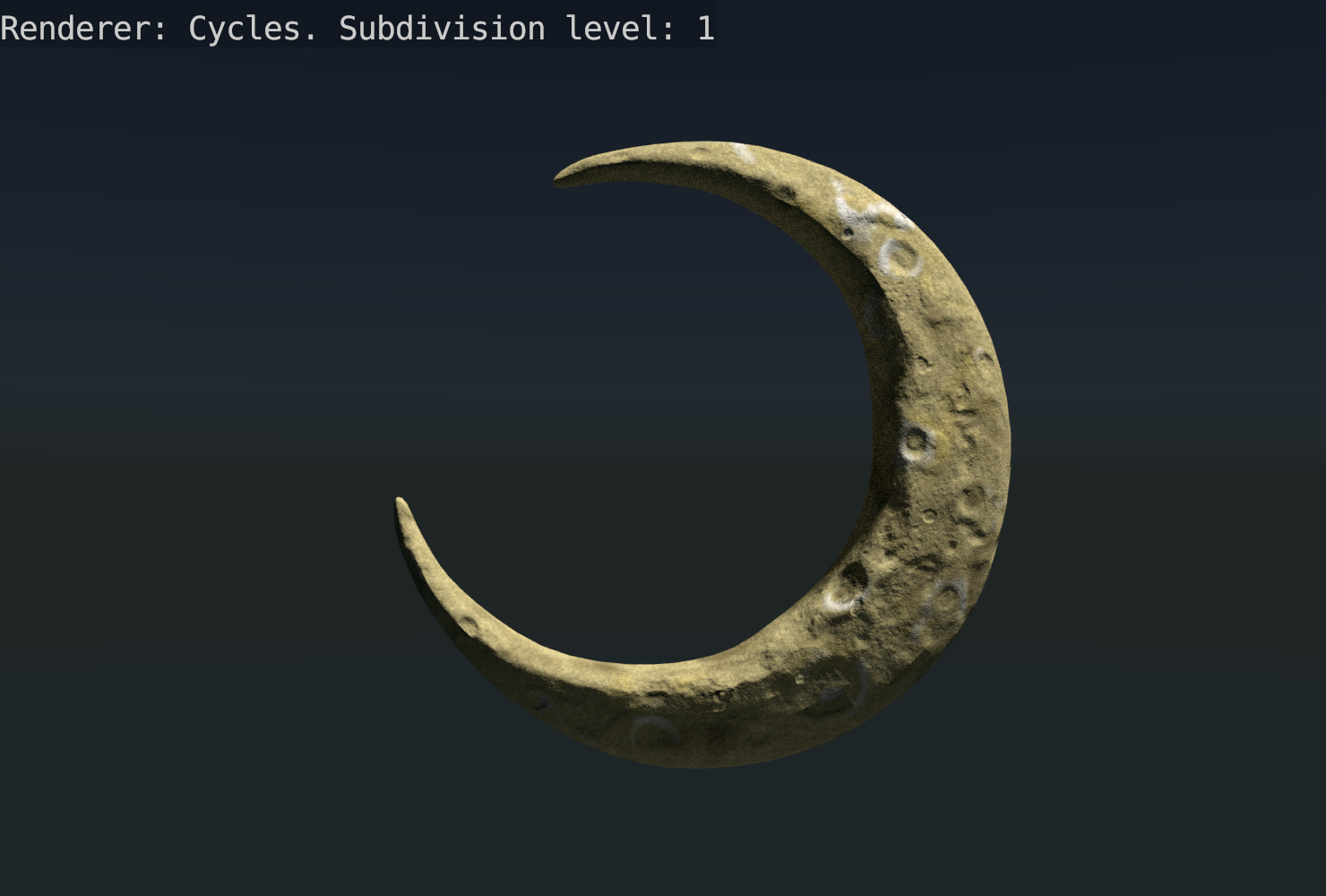3D crescent - TurboSquid 1154665
