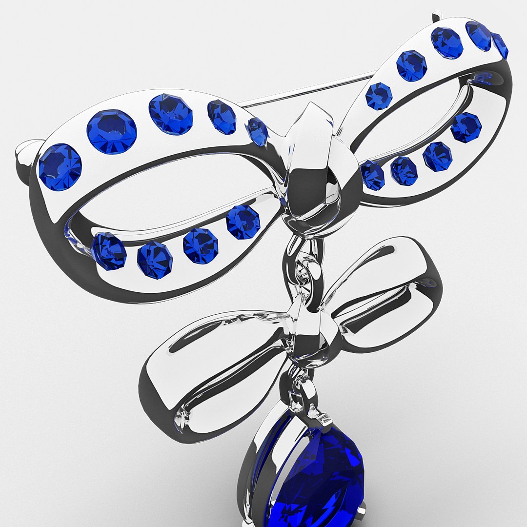 3d Brooch Modelled